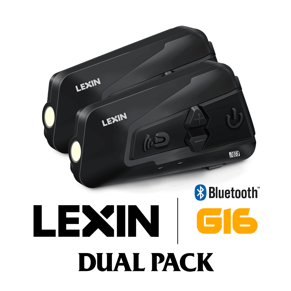 Lexin G16 Bluetooth Helmet Intercom - Advanced LexinPulse Sound & Musi ...